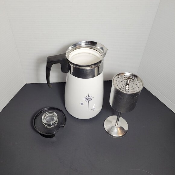 Corningware | Kitchen | Vintage Corning Ware Starburst Percolator 9 Cup ...